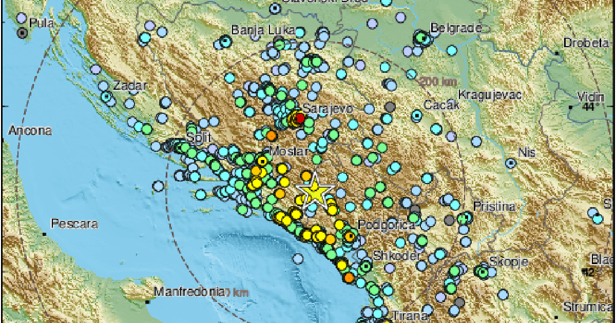 Jaki potres pogodio Crnu Goru, osjetio se i diljem BiH i Hrvatske: 'Treslo je dugo i intenzivno ...