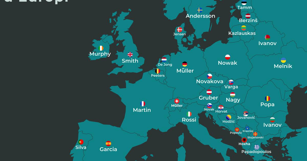 Prezime Novak najčešće u trima državama, u BiH Hodžić - www.vecernji.ba