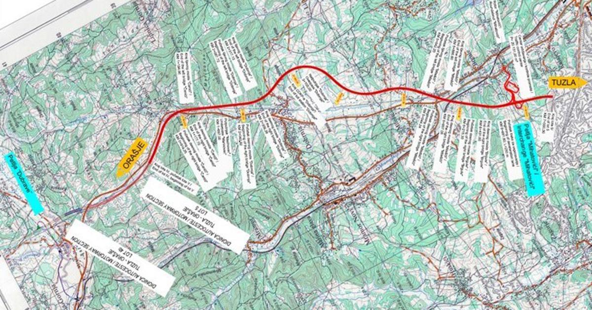 Orašje, Brčko i Tuzla idući su gradovi koje će spajati autocesta ...