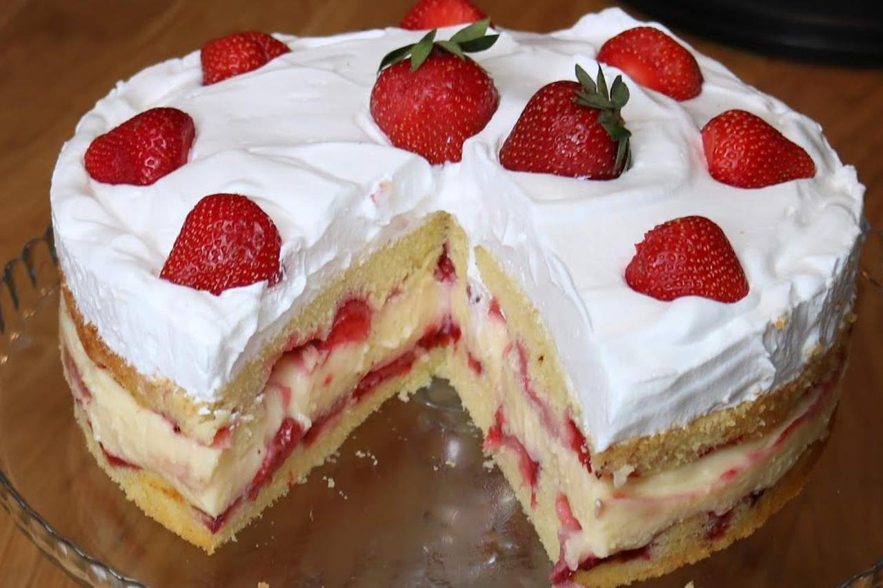 Božanstvena torta od jagoda - lagana i osvježavajuća - www.vecernji.ba